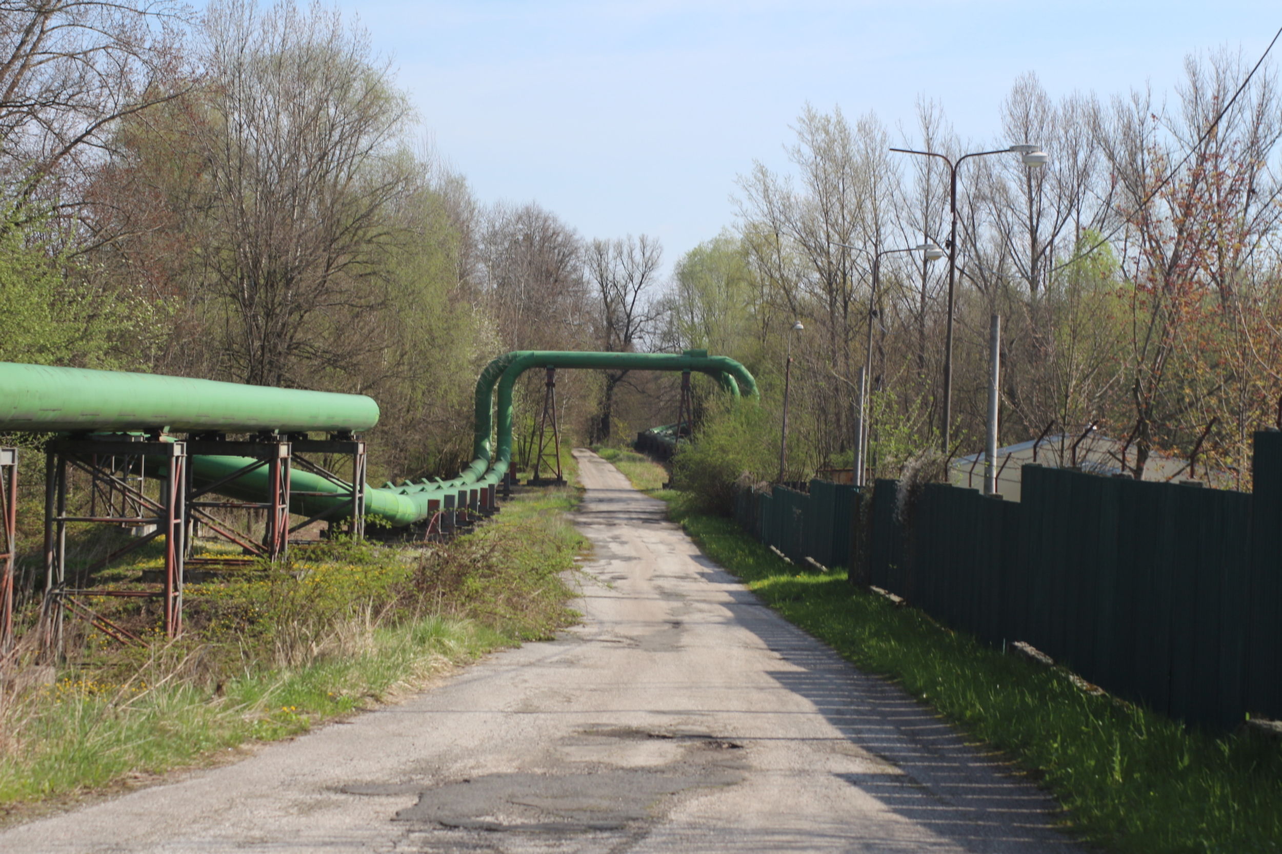 Pracovní tábor pro polské Židy u stavby teplárny