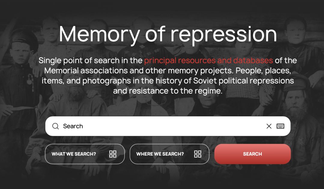 “Memory of Repression”: A new project to search for data on Soviet